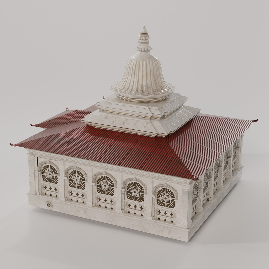 3D Hindu Temple Of Ram - TurboSquid 2177611