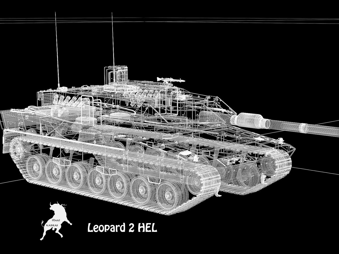 3d Hel Leopard Model