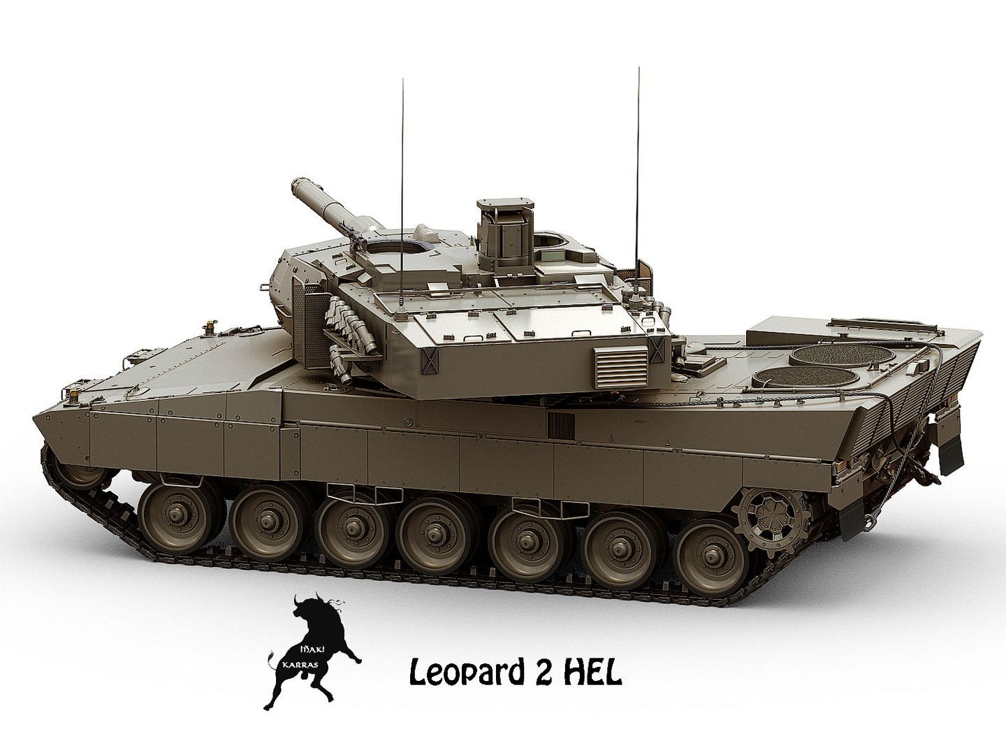 3d Hel Leopard Model