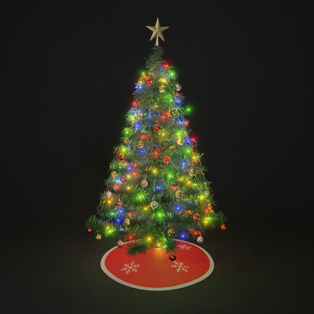 3D Christmas Tree Model - TurboSquid 1828305