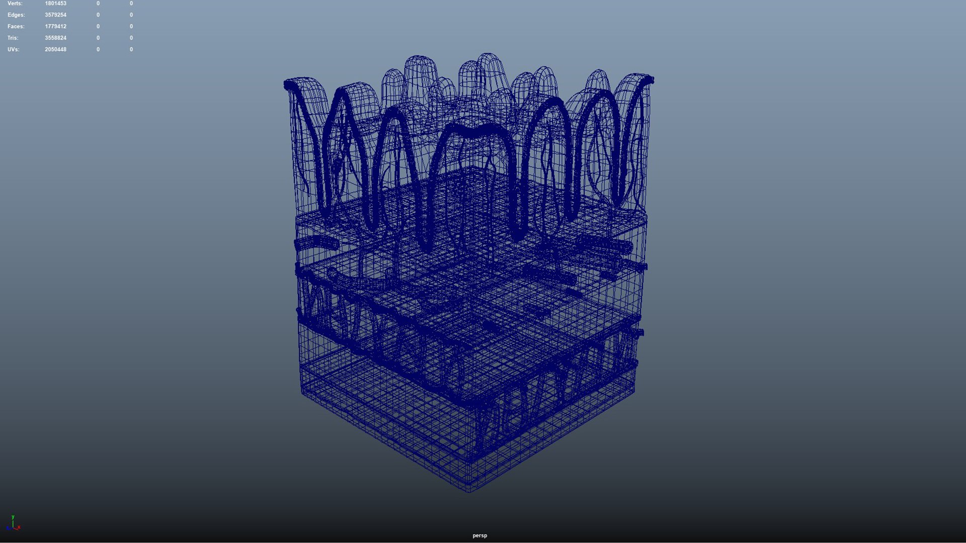 Large Intestine Wall Section 3D Model - TurboSquid 2187119