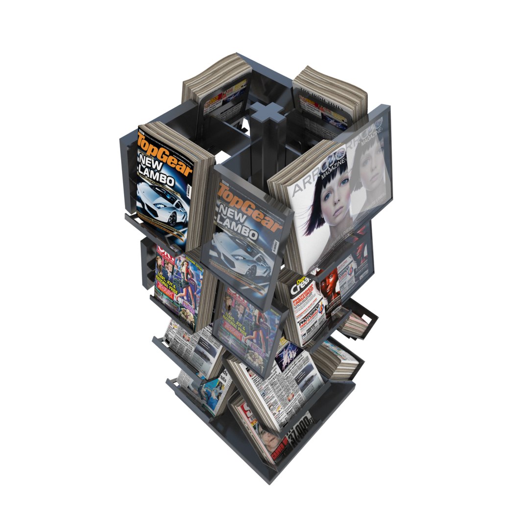 Newspaper Magazine Stand Max