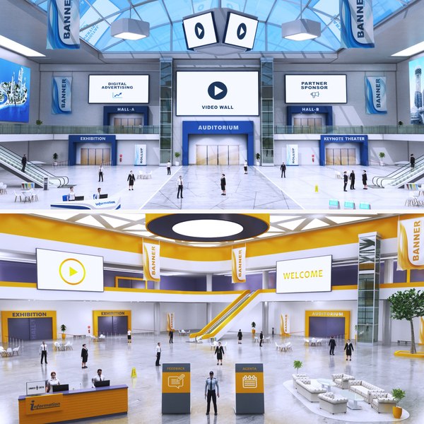 Convention Center 3D Models for Download | TurboSquid