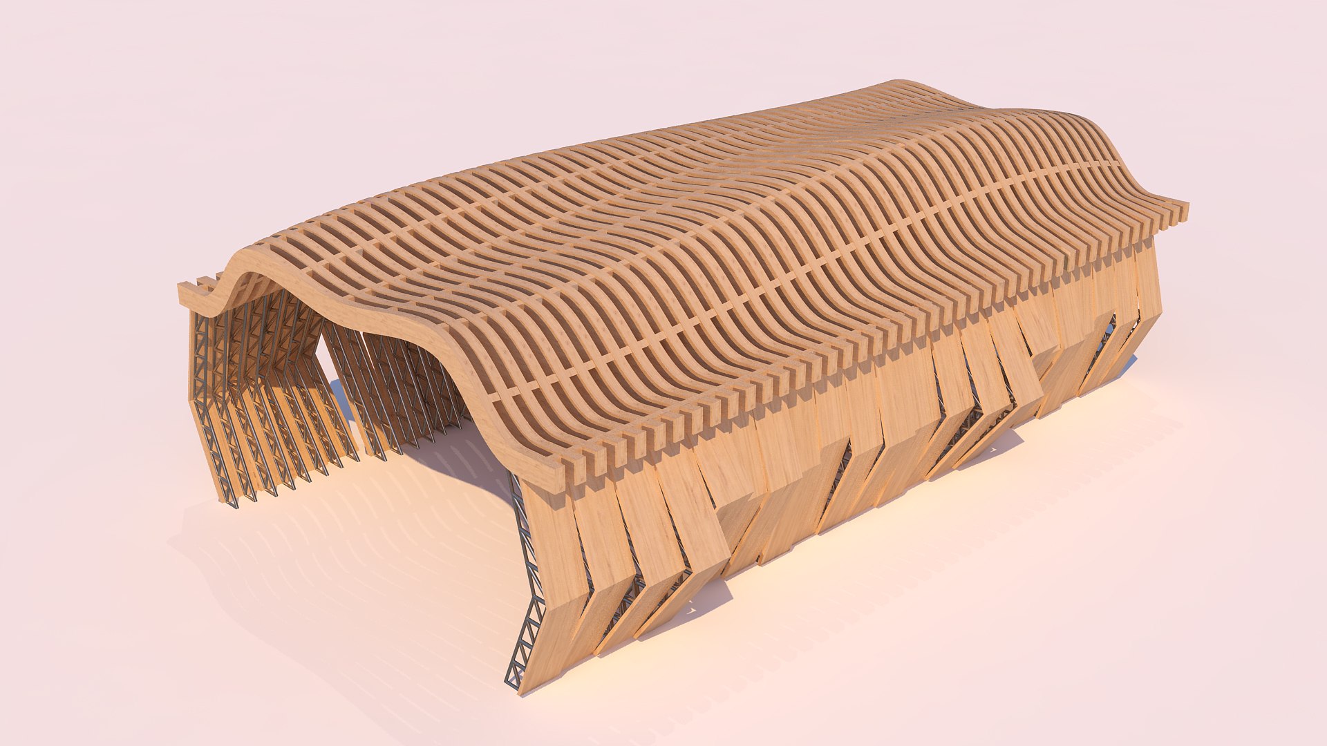 3D parametric shaded pathway - TurboSquid 1662352