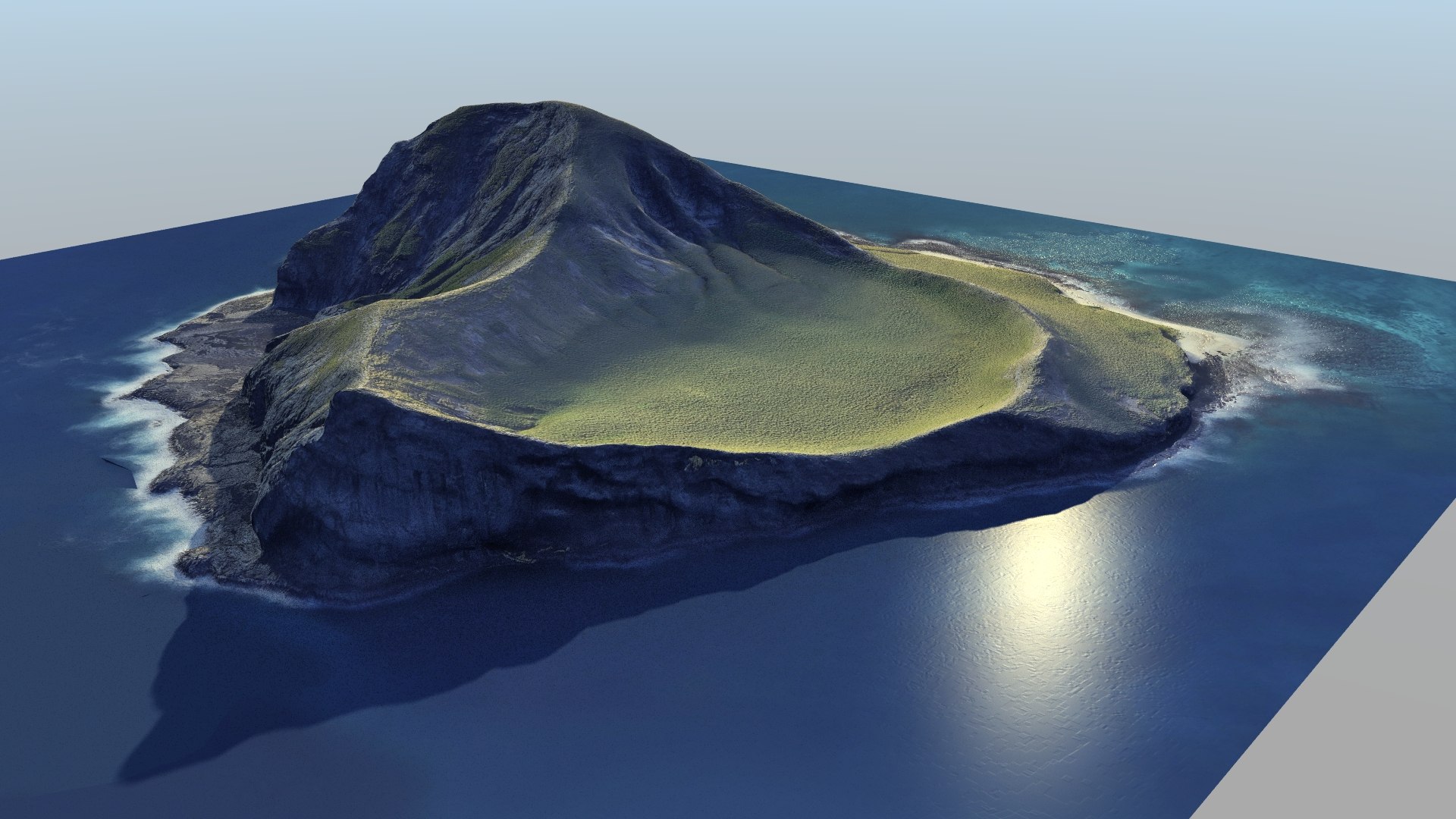 Realistic Island 3D Model - TurboSquid 1527256