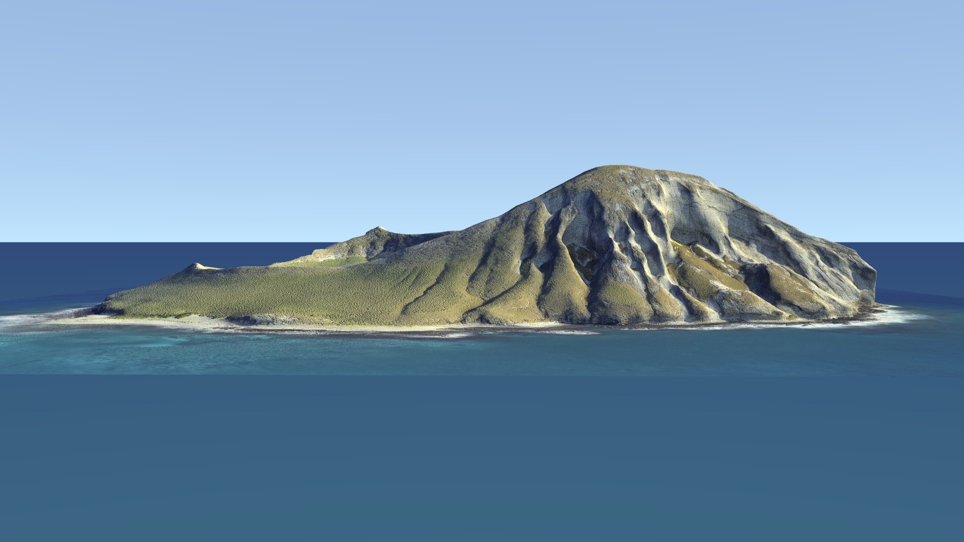 Realistic Island 3D Model - TurboSquid 1527256