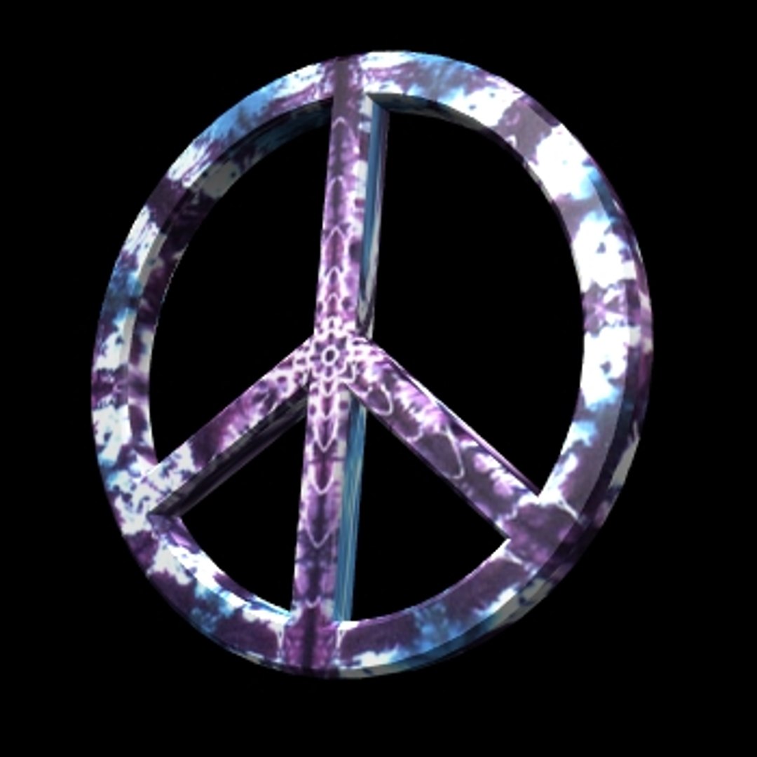 Peace Sign 3d Model