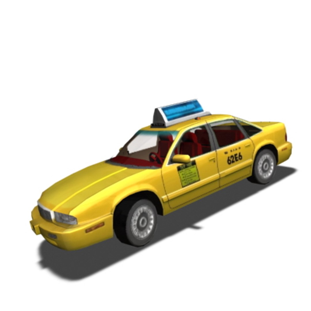 medium taxi 3d max