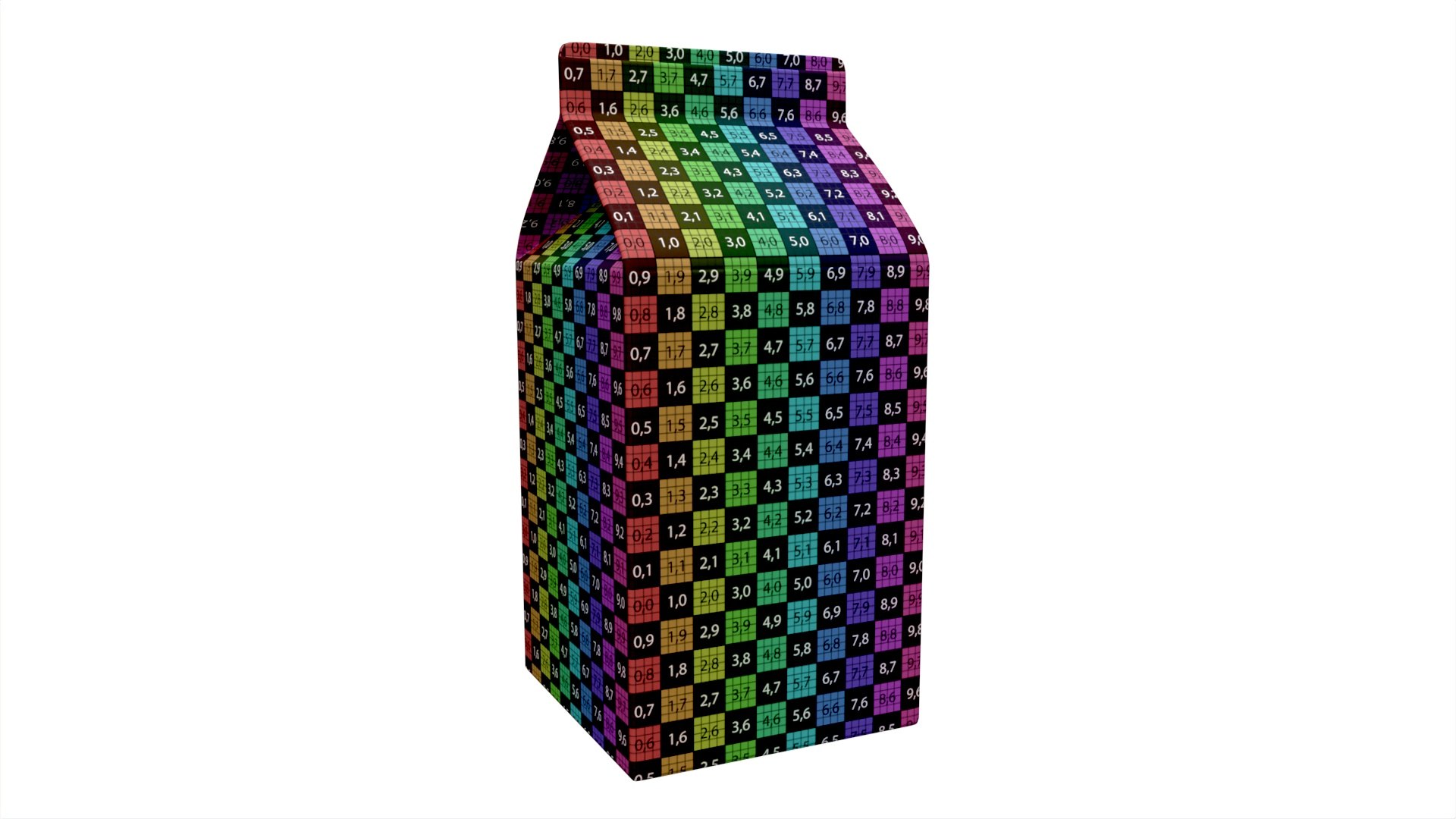 Milk Packaging Box 500 Ml Mockup 3D Model - TurboSquid 2142444