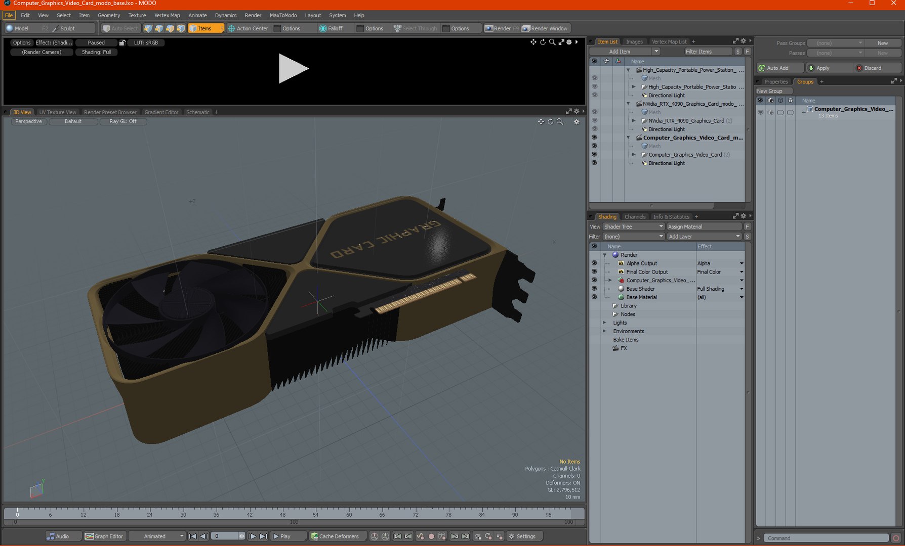 3D Computer Graphics Video Card - TurboSquid 1993735
