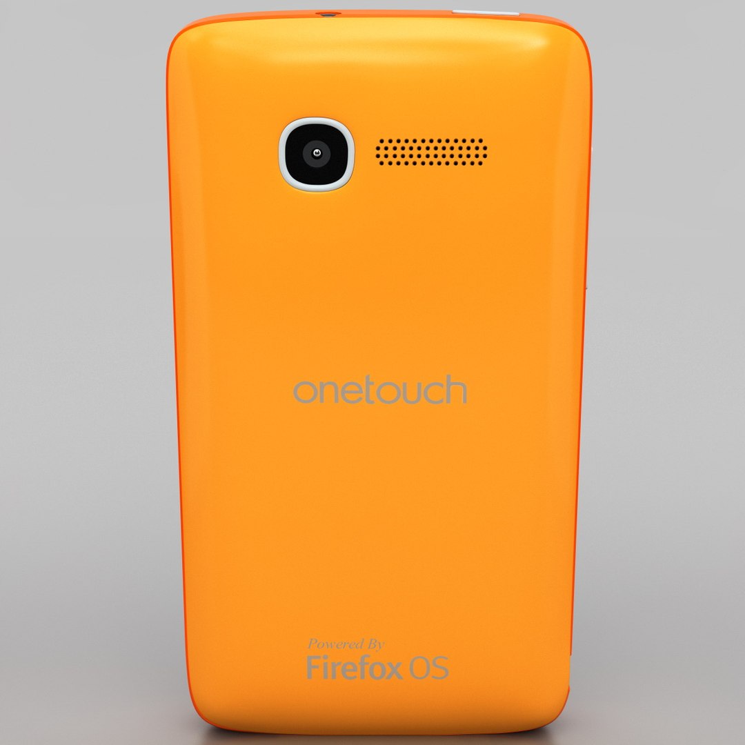 Alcatel Touch Orange 3d Model