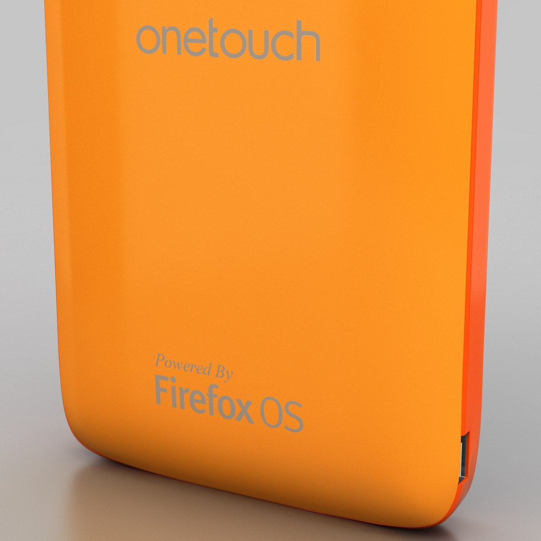 Alcatel Touch Orange 3d Model