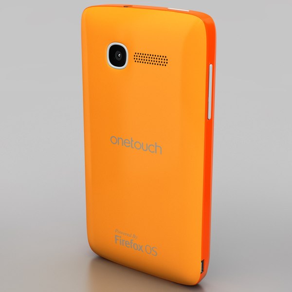 alcatel touch orange 3d model