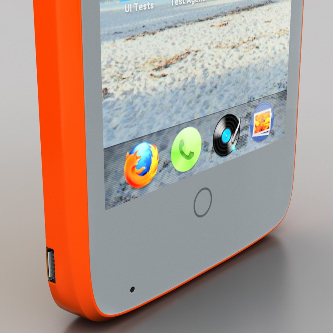 Alcatel Touch Orange 3d Model