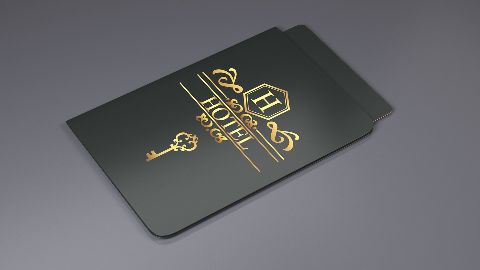 Hotel Card Key Black 3D - TurboSquid 2267790