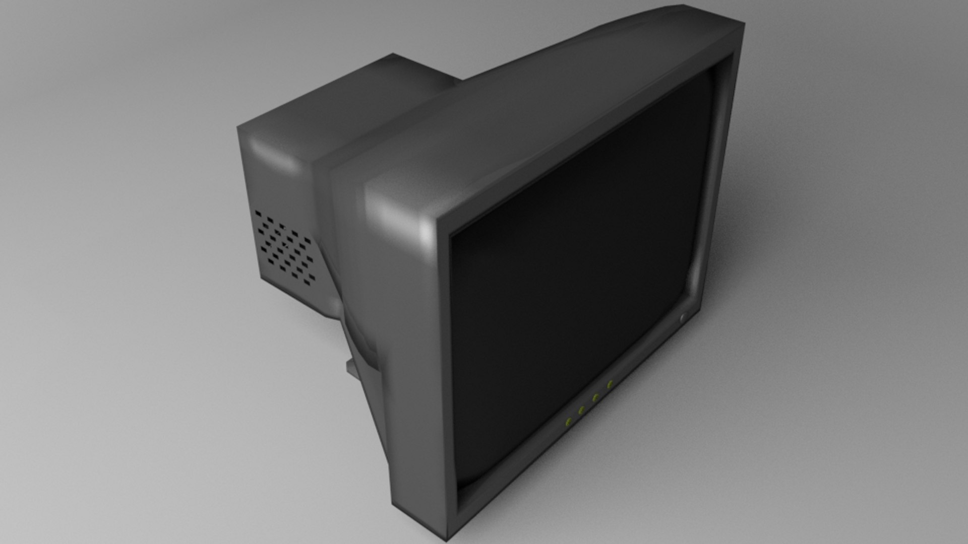 Crt Monitor 30 Inch 3D Model - TurboSquid 1586100