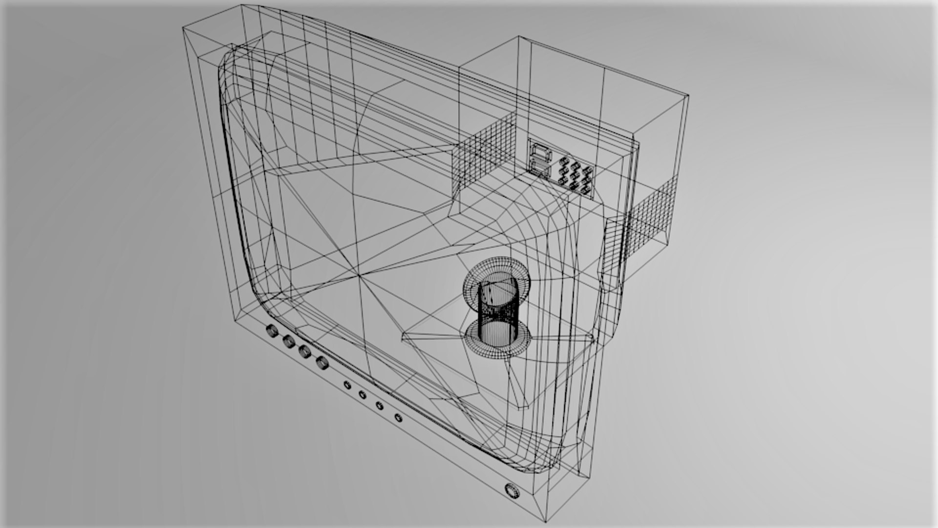 Crt Monitor 30 Inch 3D Model - TurboSquid 1586100
