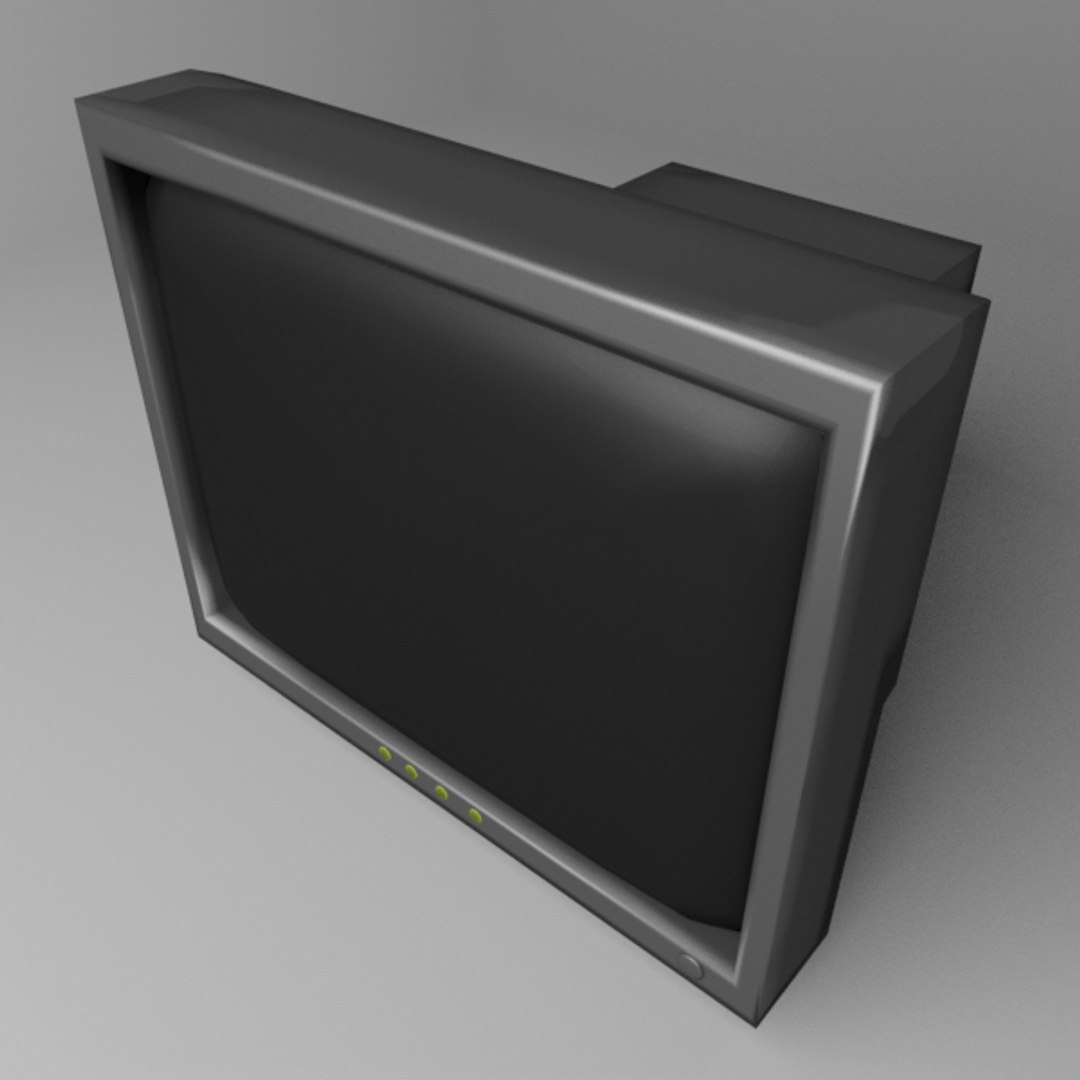 Crt Monitor 30 Inch 3D Model - TurboSquid 1586100