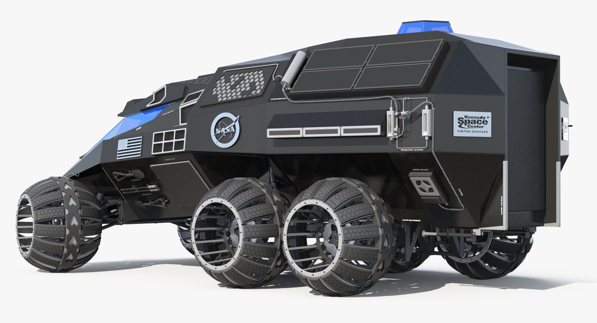 3D nasa futuristic mars rover - TurboSquid 1254093