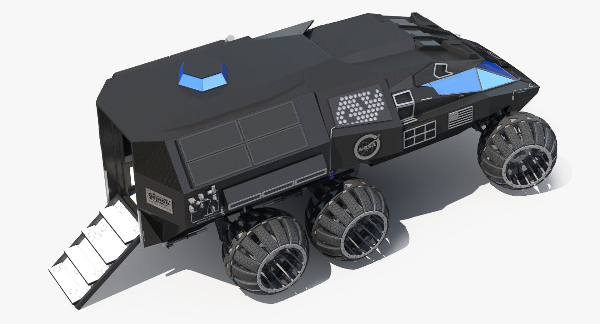 3D nasa futuristic mars rover - TurboSquid 1254093