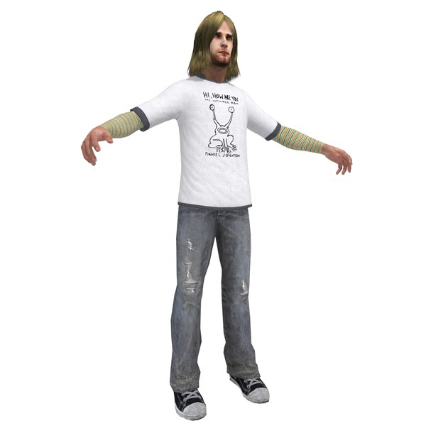 Des Modèles de 3D Kurt Cobain à Télécharger | TurboSquid