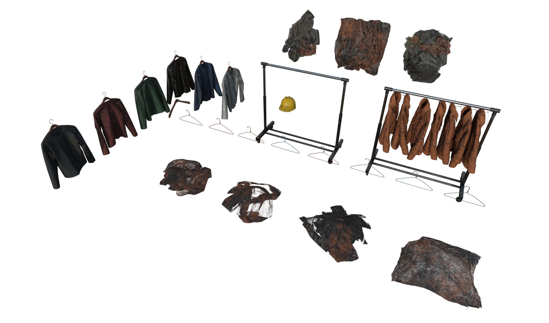 Clothes Prop Pack 3D Model - TurboSquid 2100338