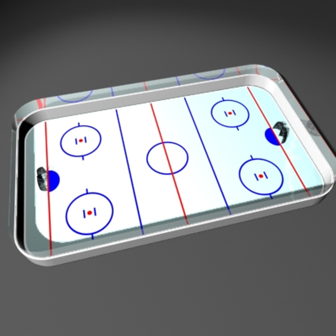 icehockey rink 3d obj