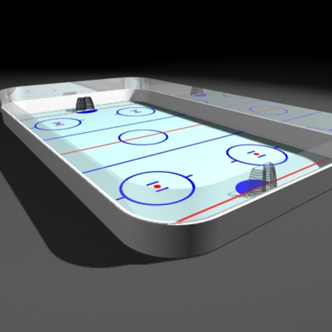 icehockey rink 3d obj