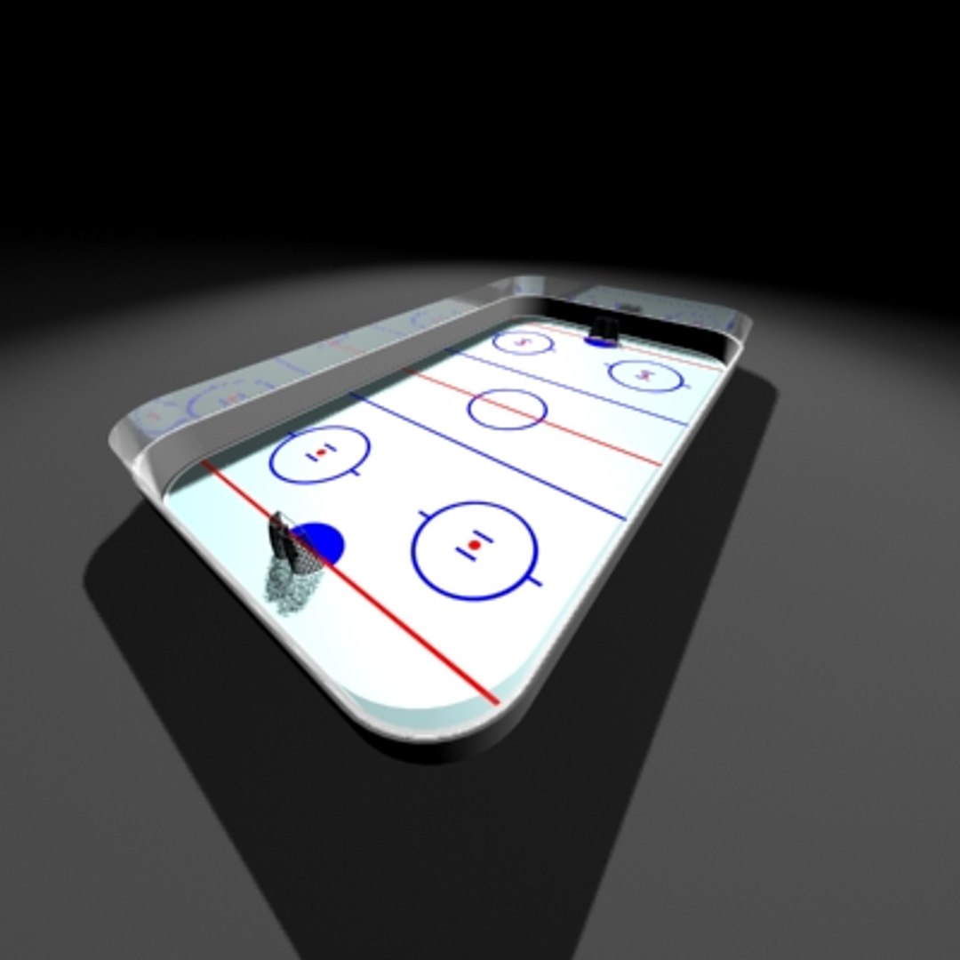 icehockey rink 3d obj