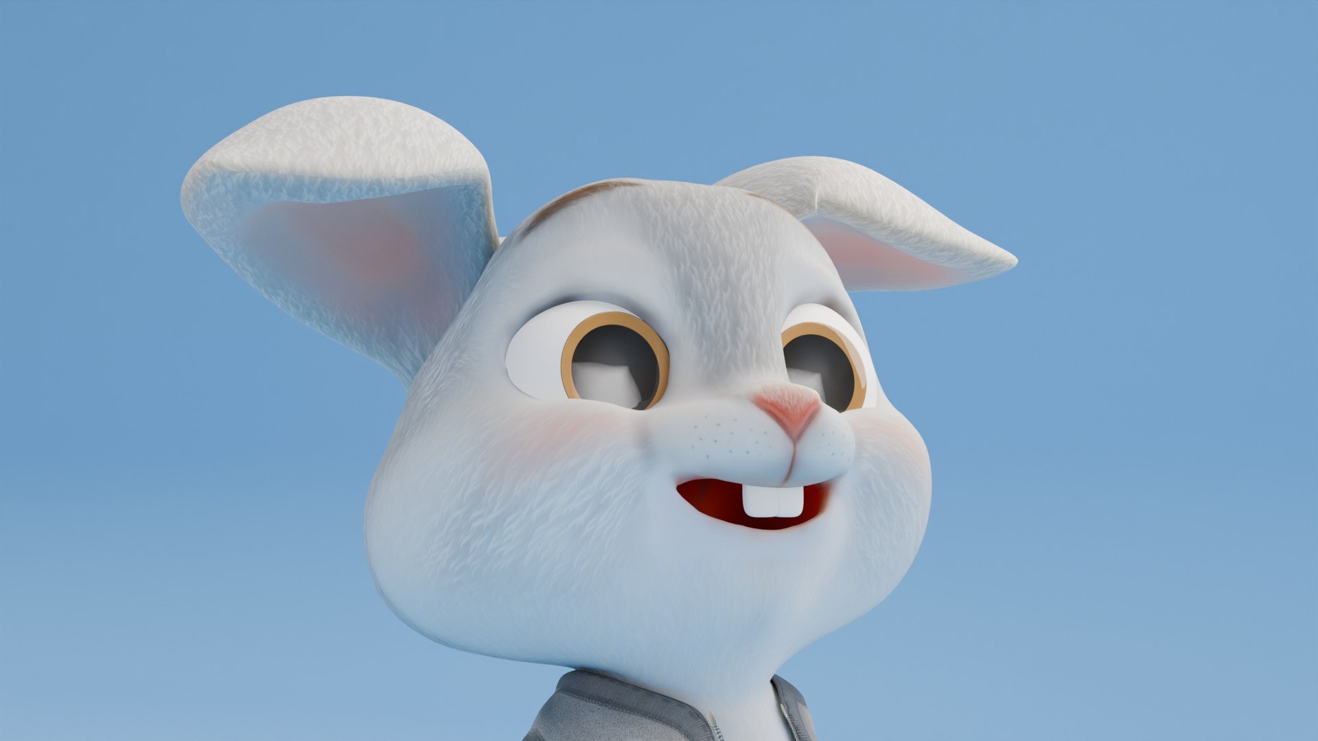 3D Rabbit Toon - TurboSquid 2290655