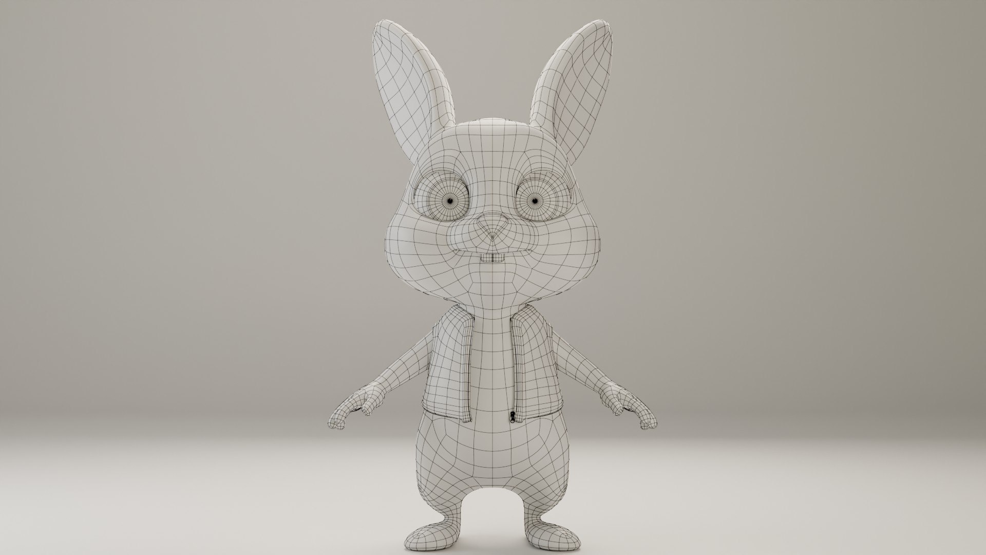 3D Rabbit Toon - TurboSquid 2290655