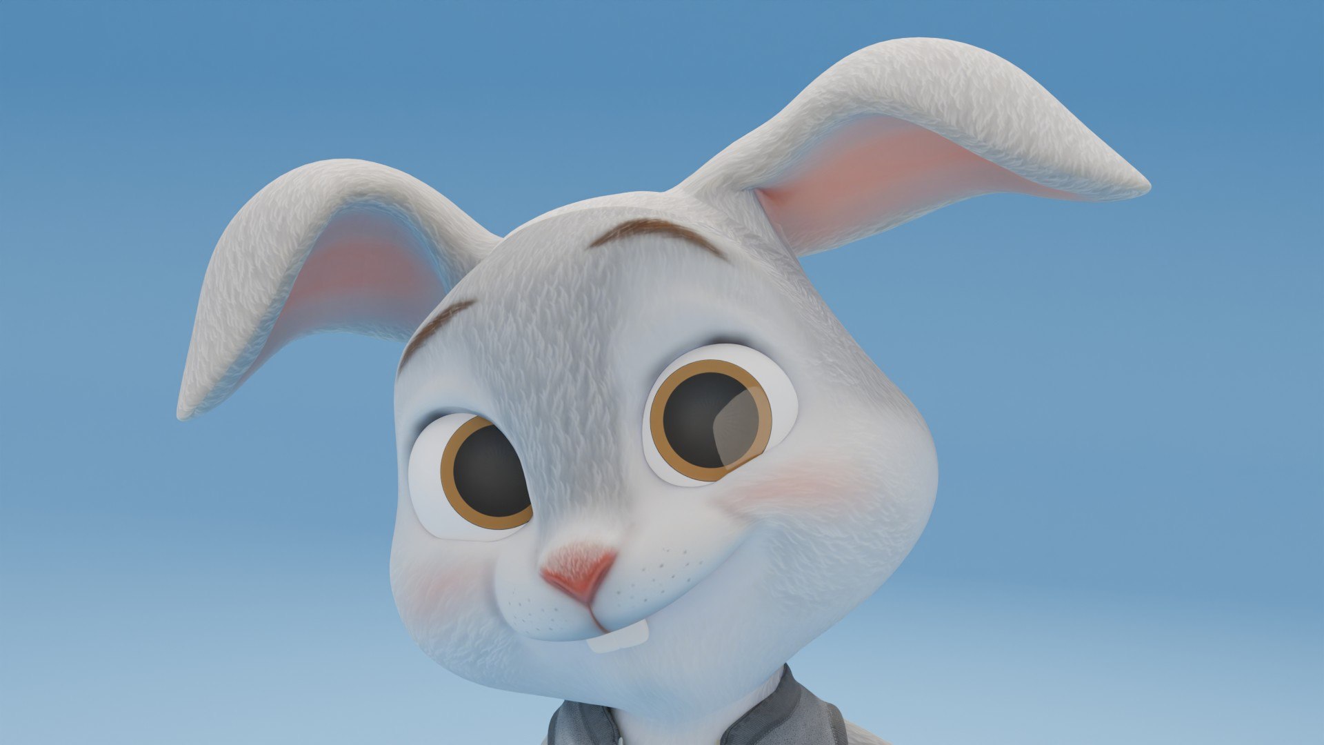 3D Rabbit Toon - TurboSquid 2290655