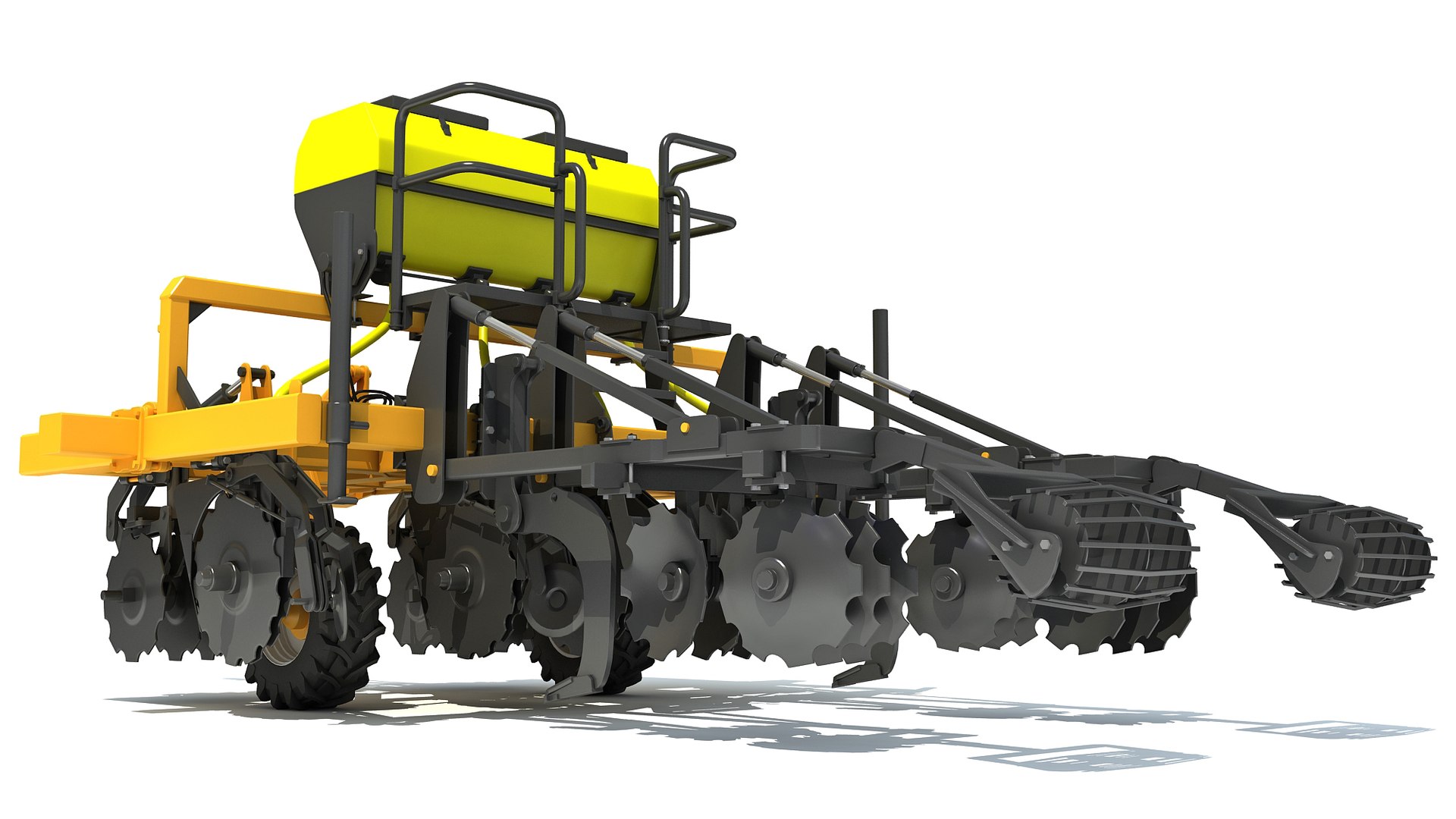 Farm Subsoiler 3D - TurboSquid 1536750