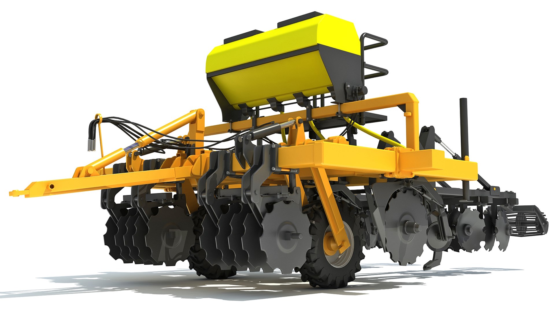 Farm Subsoiler 3D - TurboSquid 1536750
