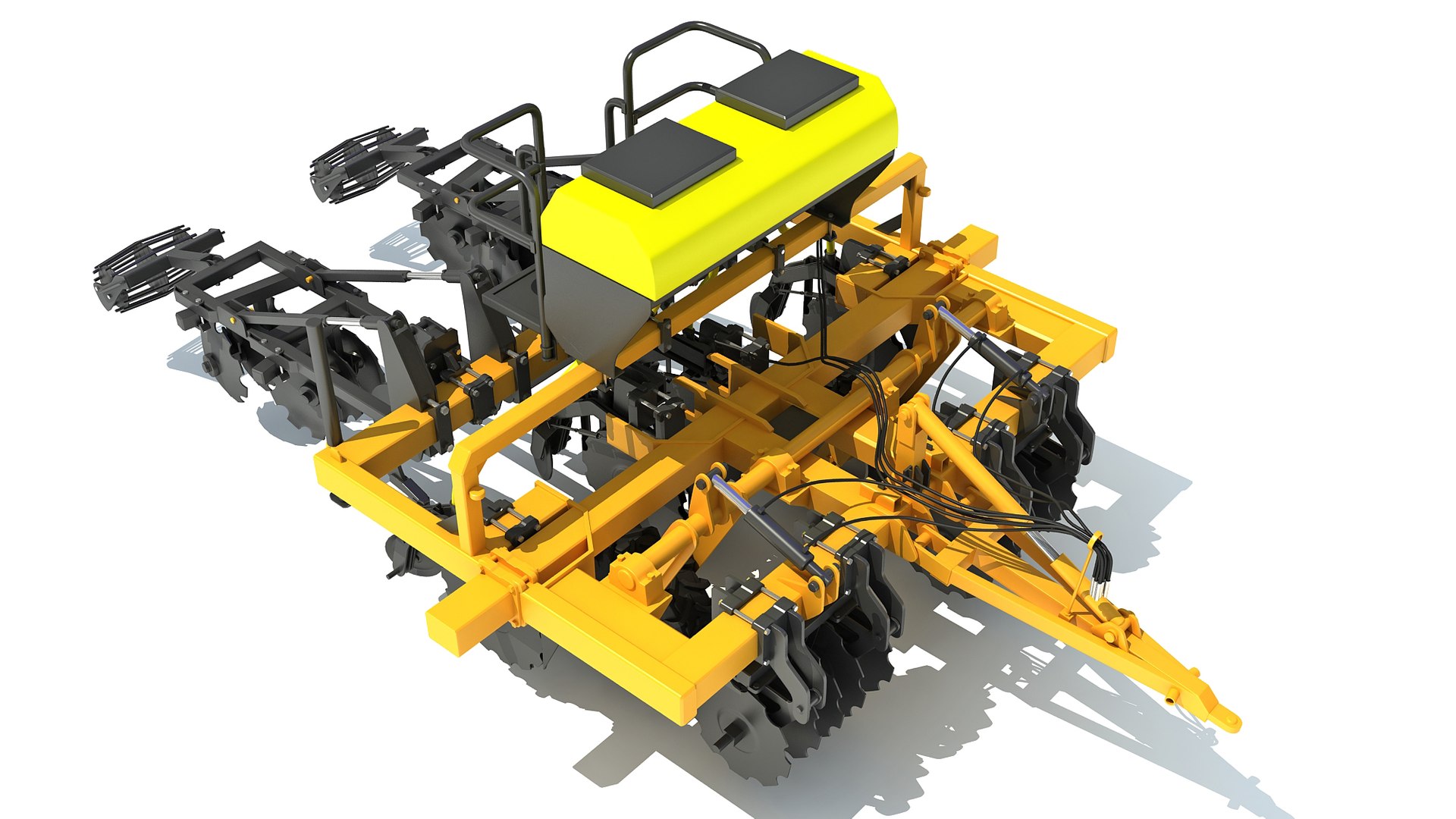 Farm Subsoiler 3D - TurboSquid 1536750