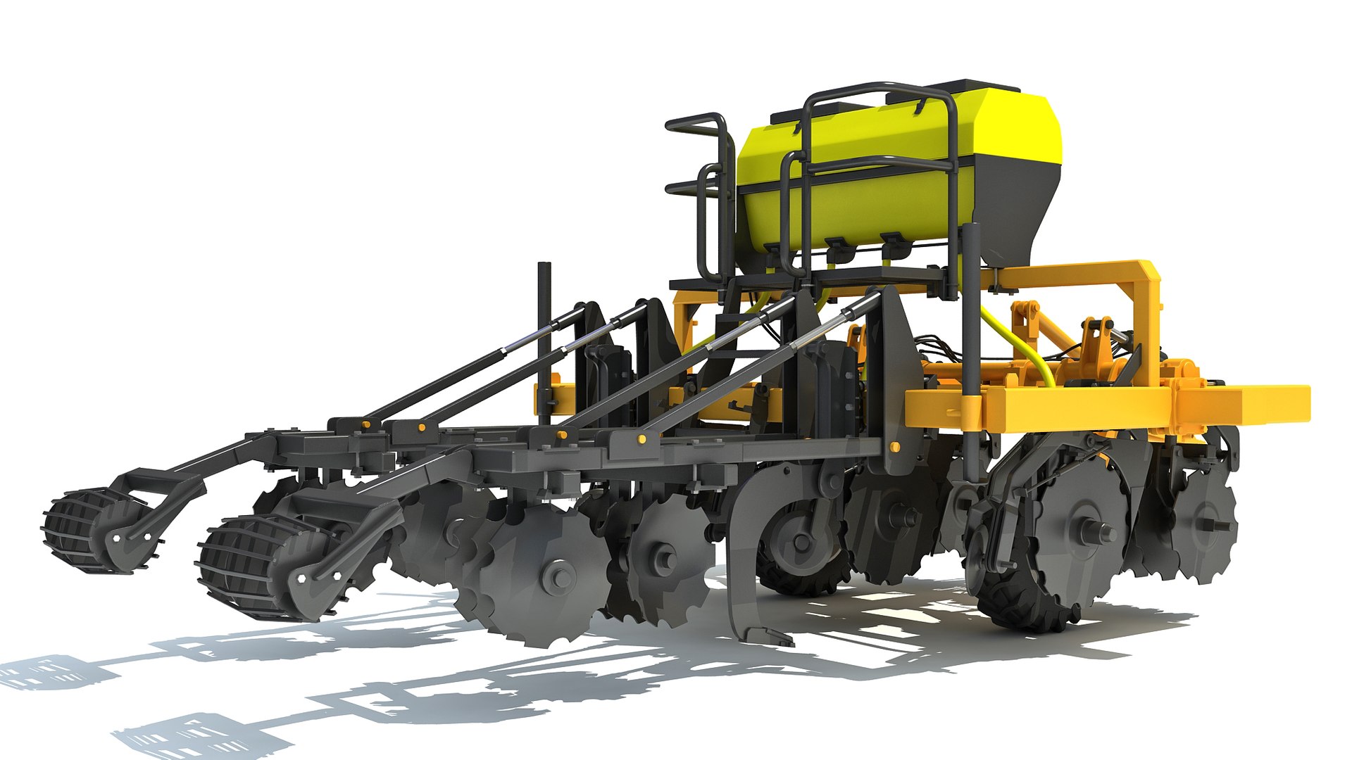 Farm Subsoiler 3D - TurboSquid 1536750