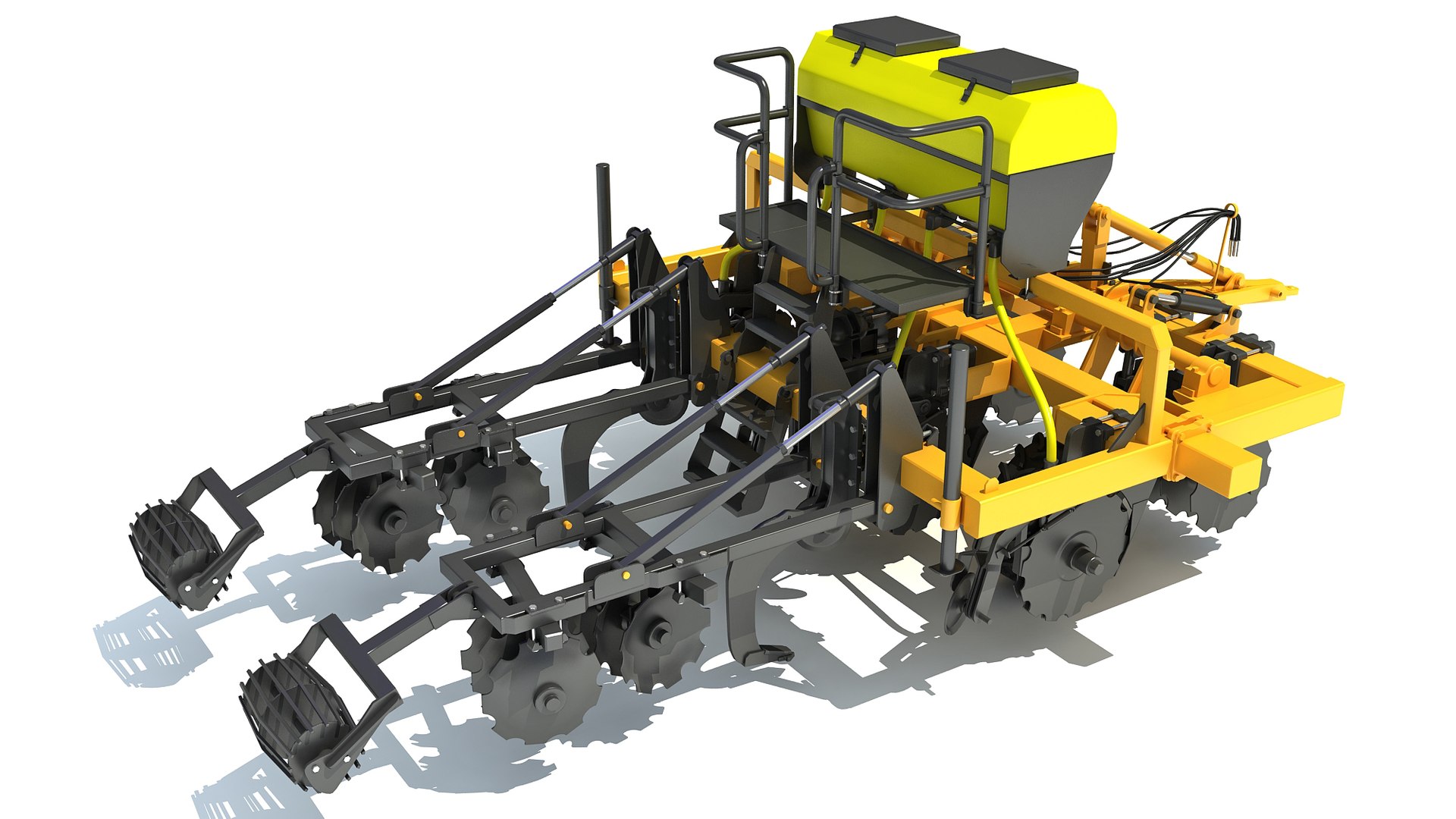 Farm Subsoiler 3D - TurboSquid 1536750