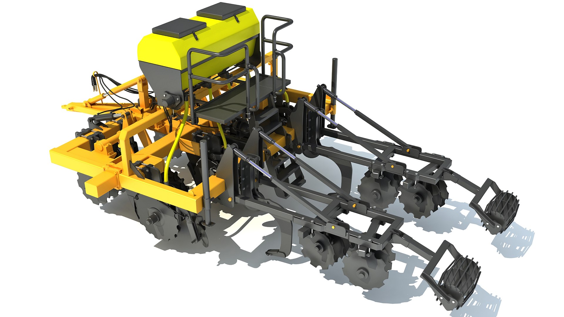 Farm Subsoiler 3D - TurboSquid 1536750