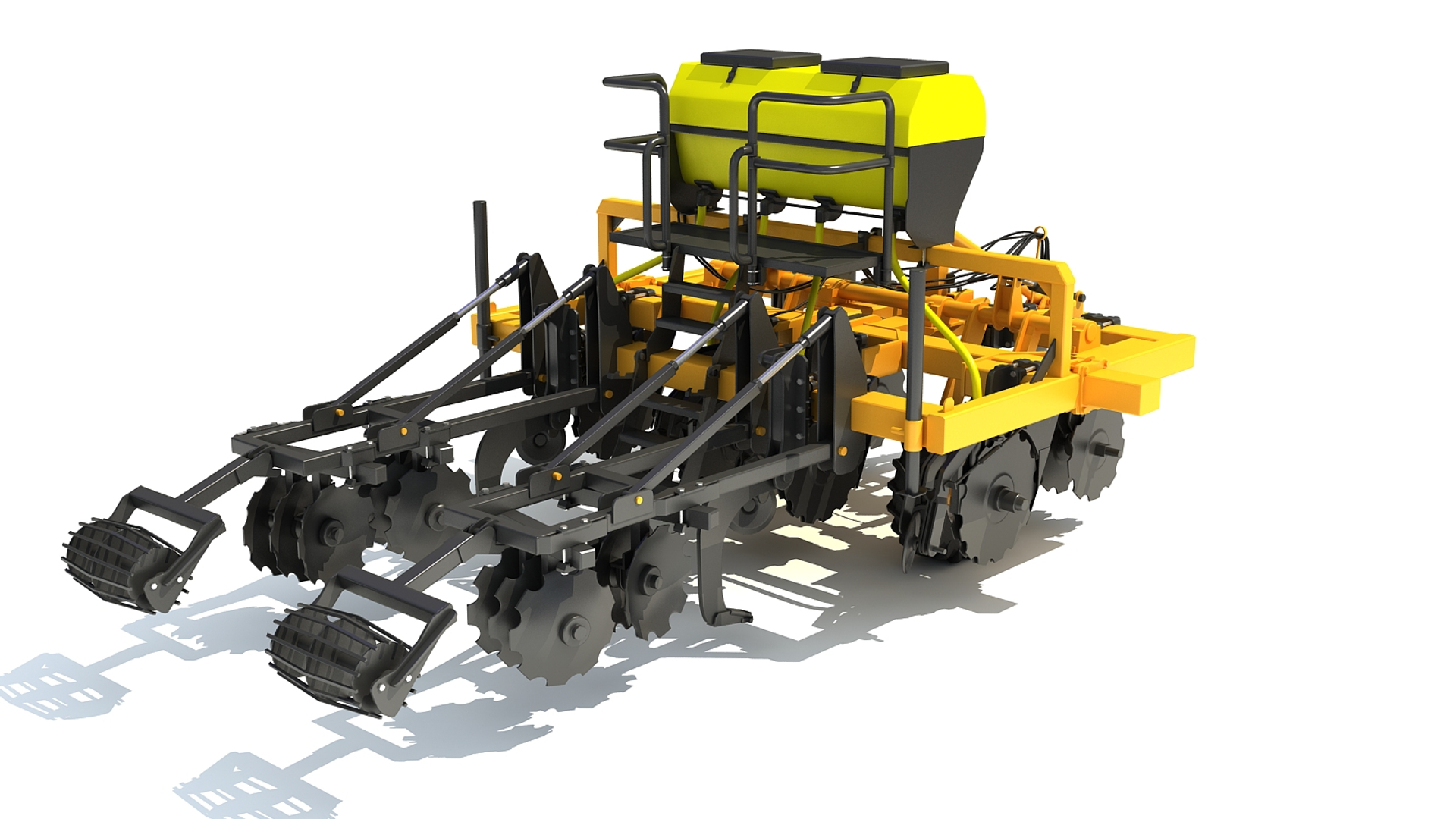 Farm Subsoiler 3D - TurboSquid 1536750