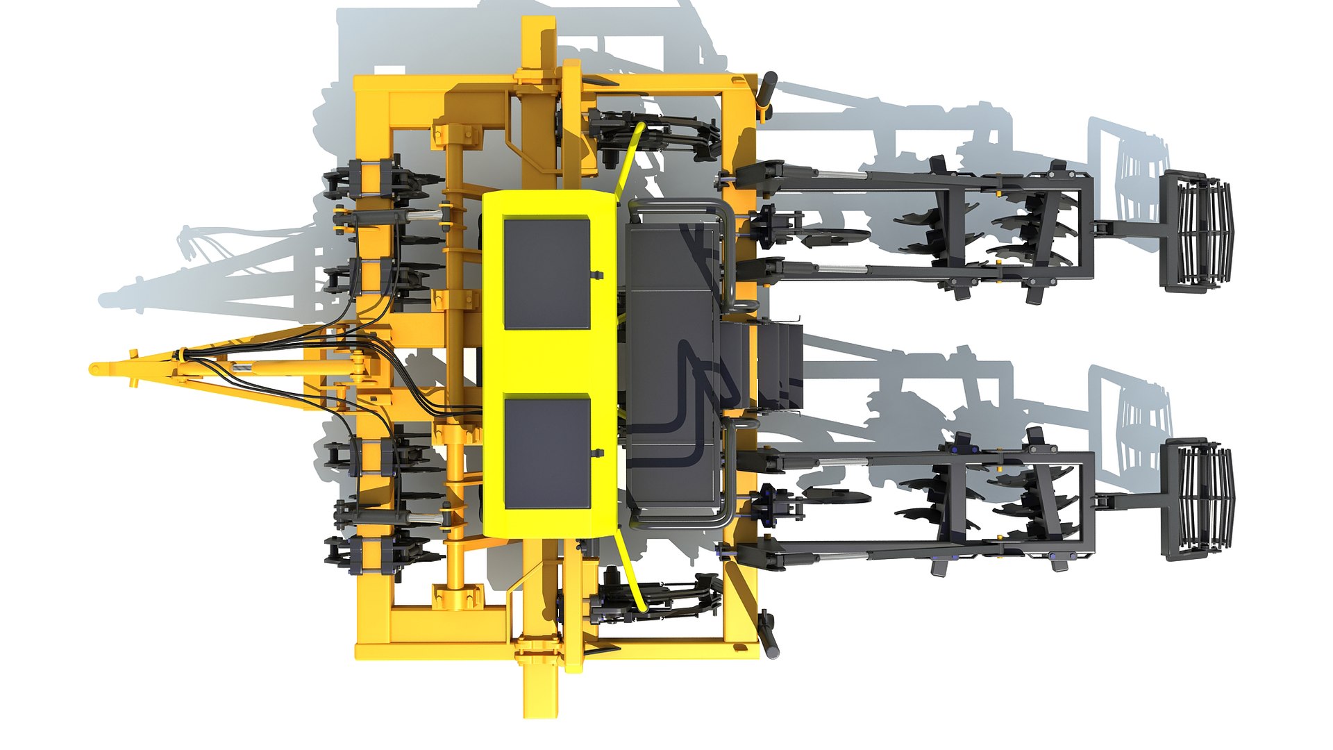 Farm Subsoiler 3D - TurboSquid 1536750