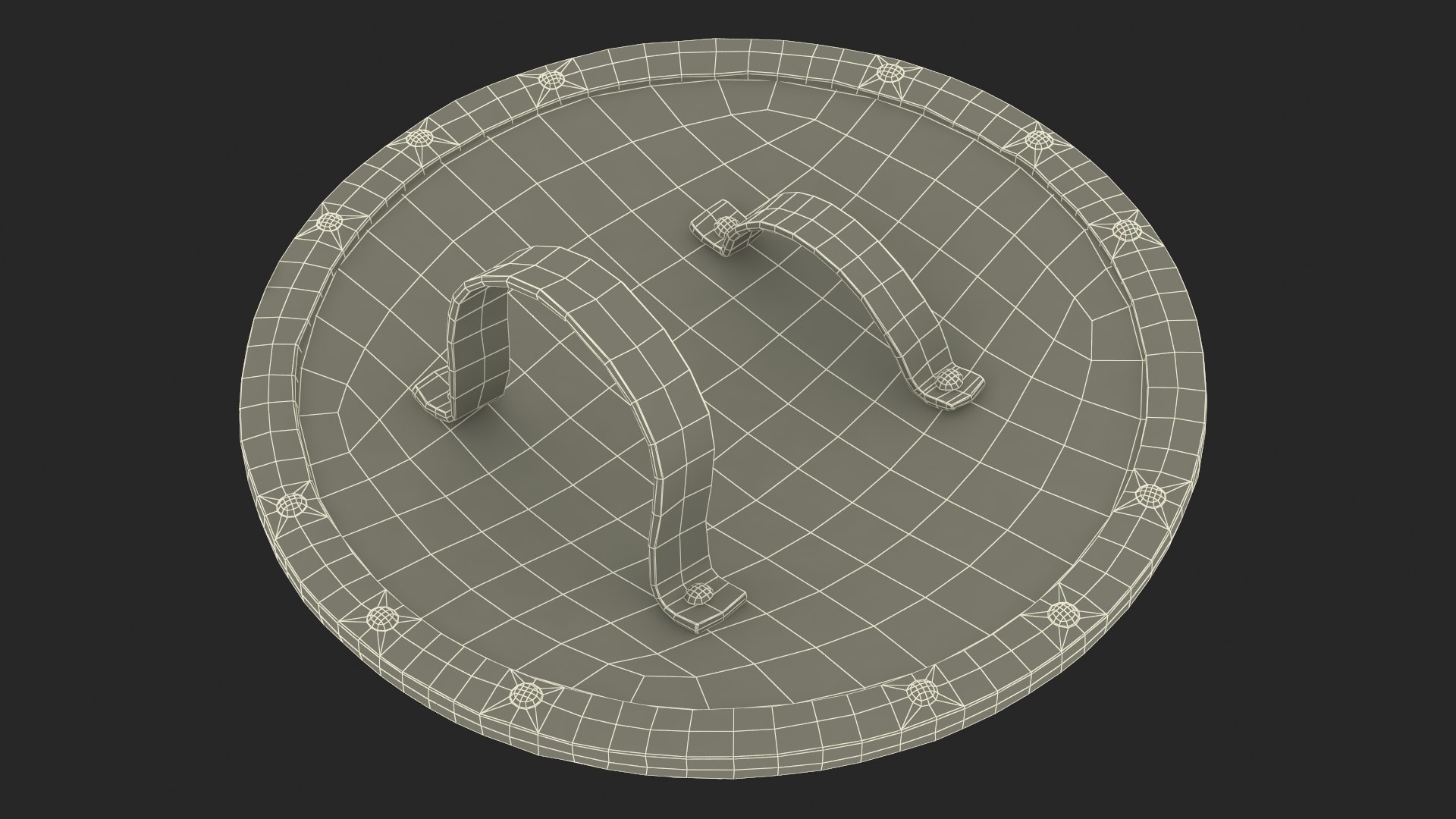 3D Round Battle Shield - TurboSquid 2390113