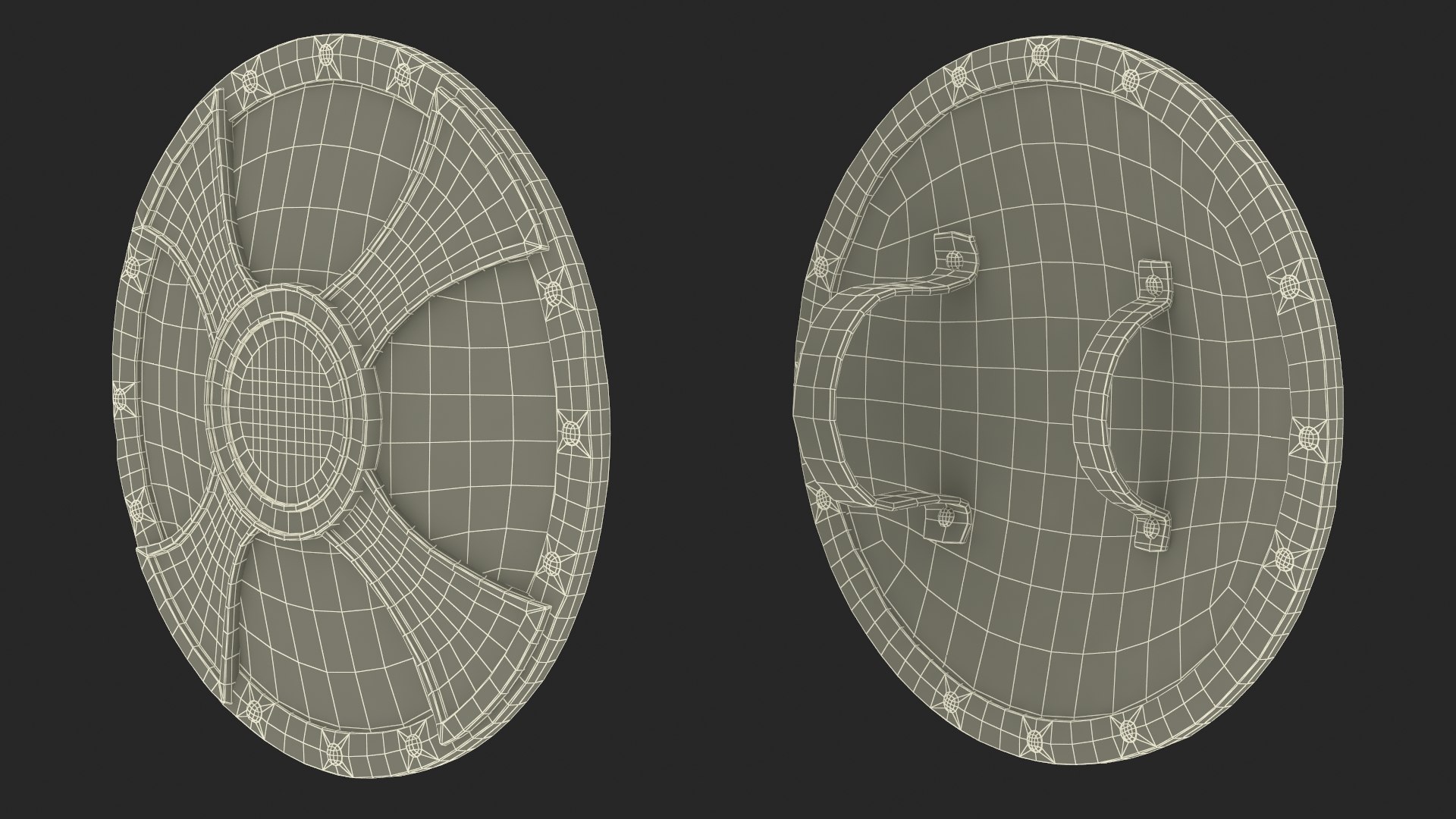 3D Round Battle Shield - TurboSquid 2390113