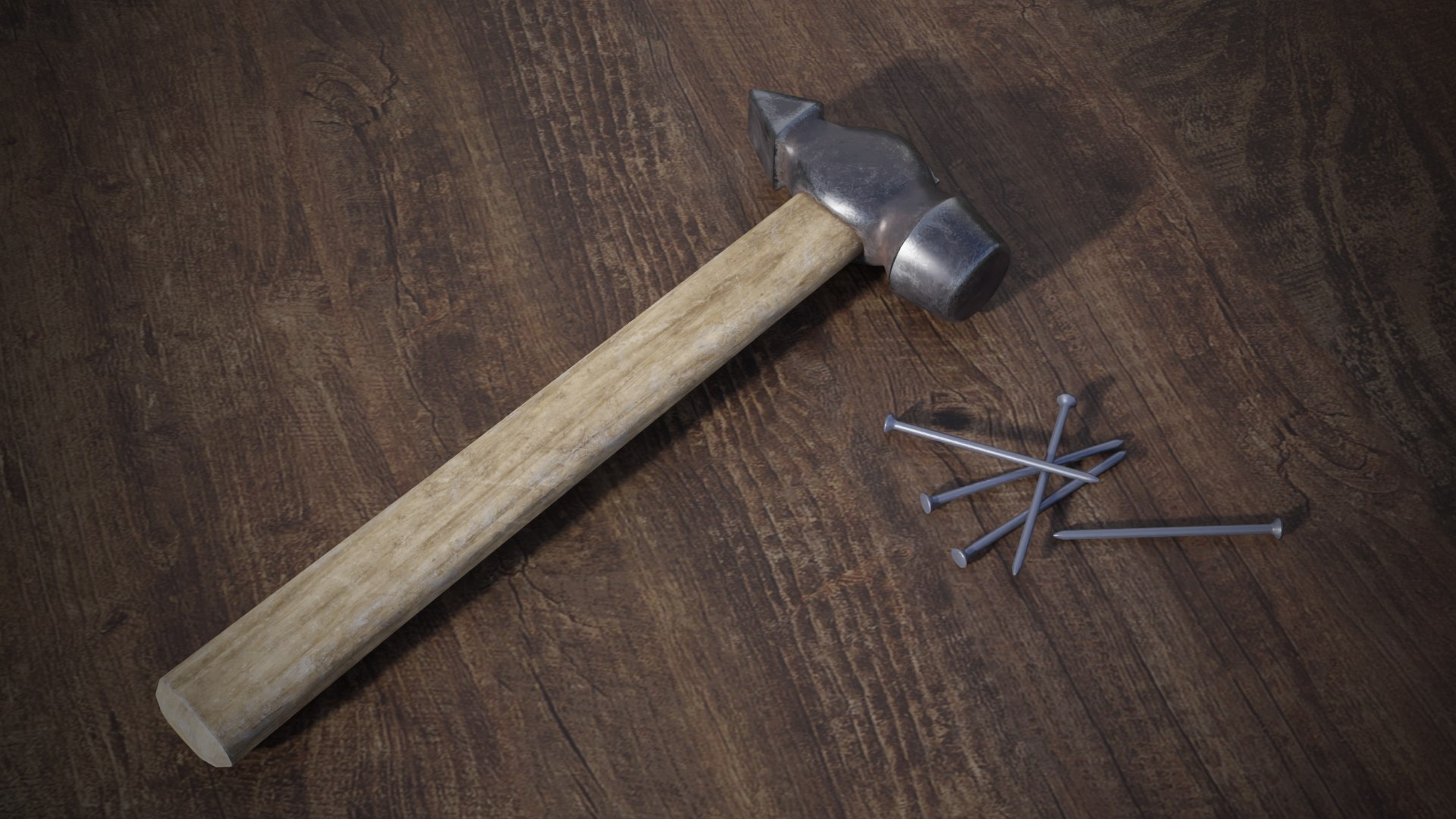 3D Old Dirty Soviet Hammer Made In USSR Model - TurboSquid 1879424