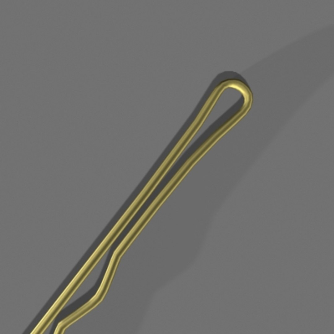 3d Hair Pin Model