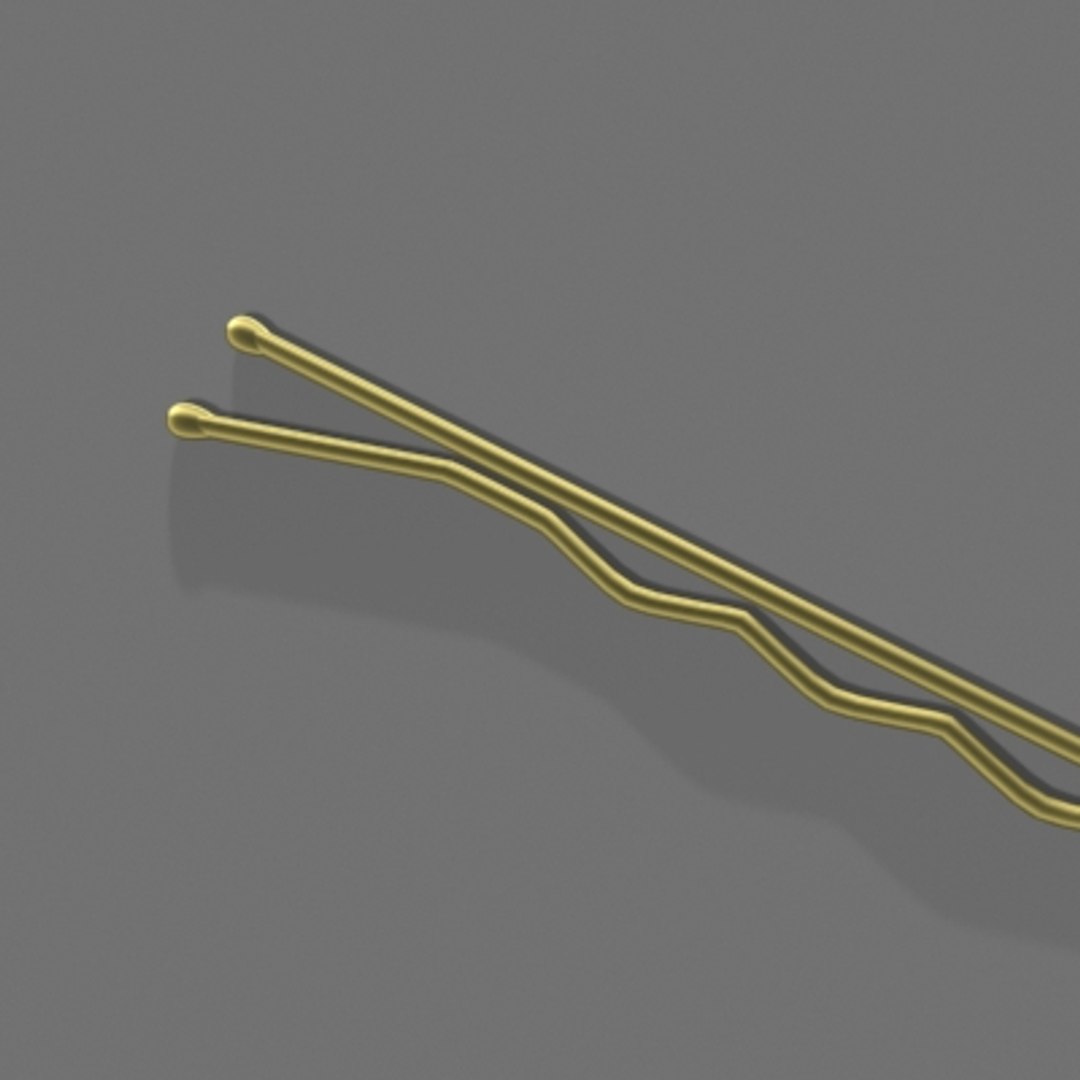 3d Hair Pin Model