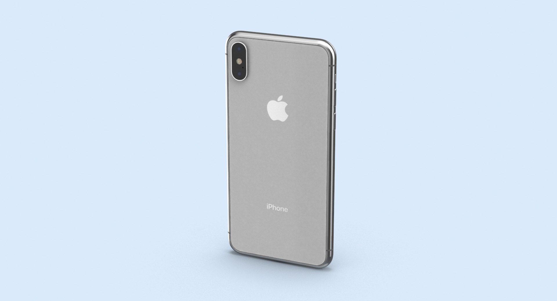Iphone-x---branded-silver 3D - TurboSquid 1313059