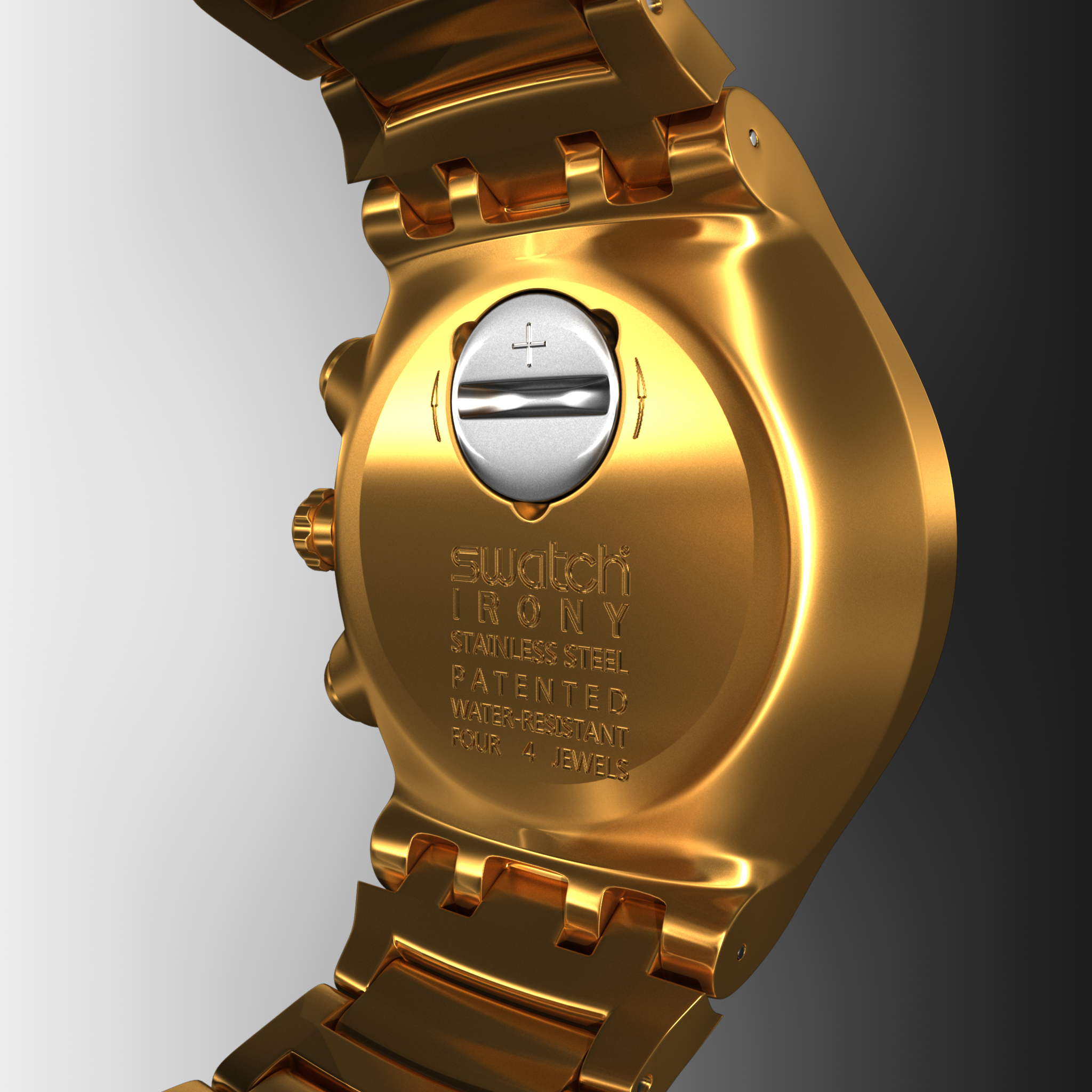 3d swatch irony gold