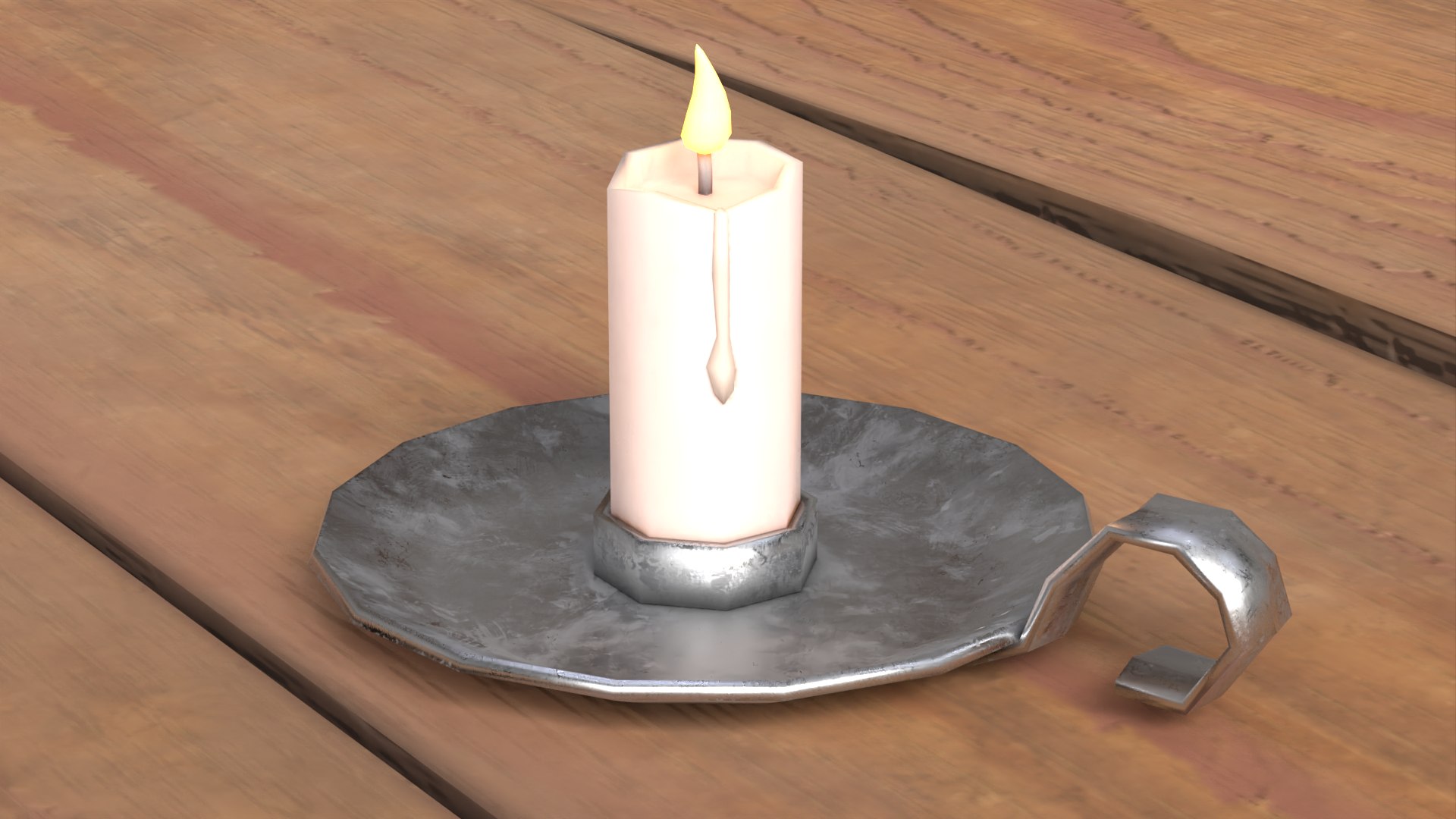 3D Candle Model - TurboSquid 1996374