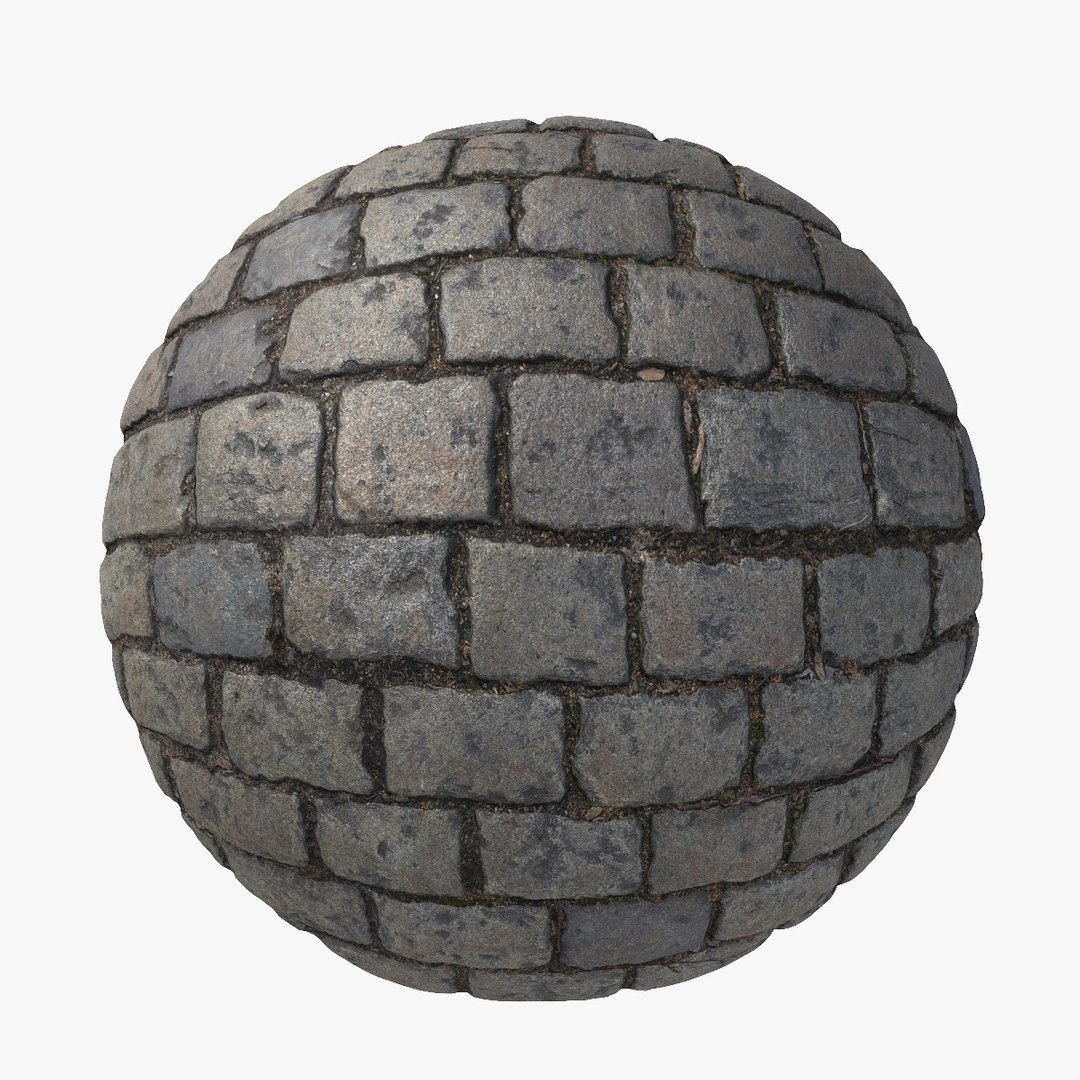 Pavement Cobblestone 3D - TurboSquid 1211703