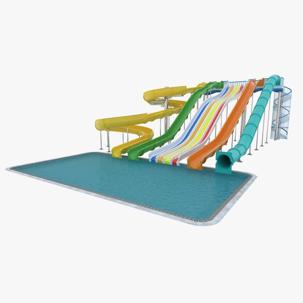 Water Slide 3D Models for Download | TurboSquid